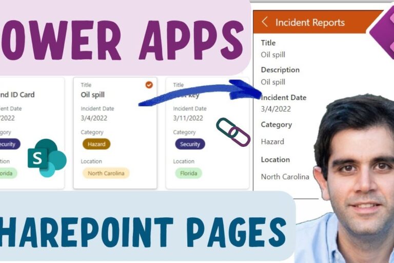 Power Apps in SharePoint Pages | Power Apps List Connected Web Parts