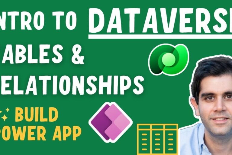 Introduction to Microsoft Dataverse in Power Apps | Build Tables ...