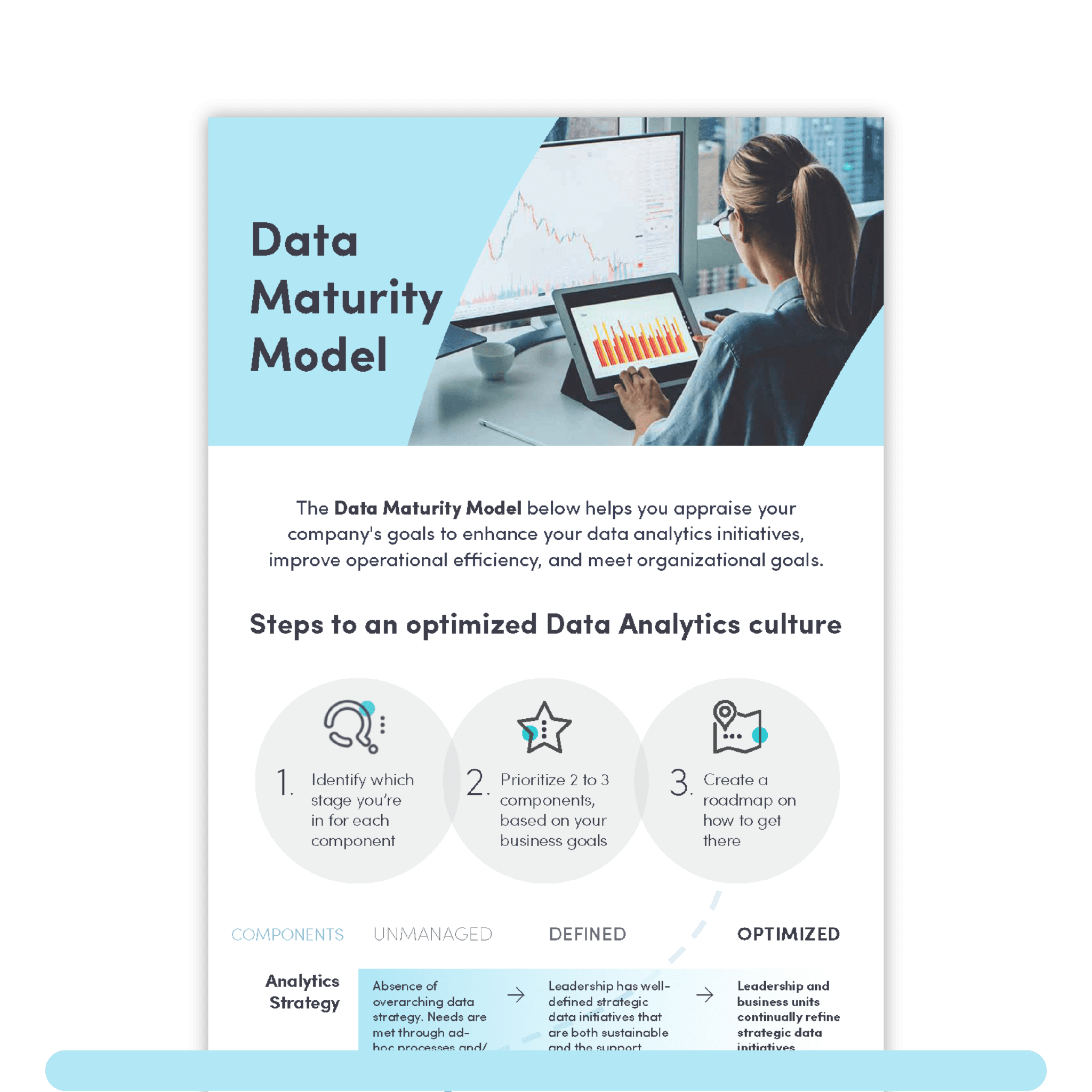 Data Maturity Model Infographic | Content Library | Quisitive