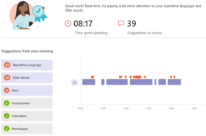 Three great tools to enhance your communication: Speaker Coach in Teams