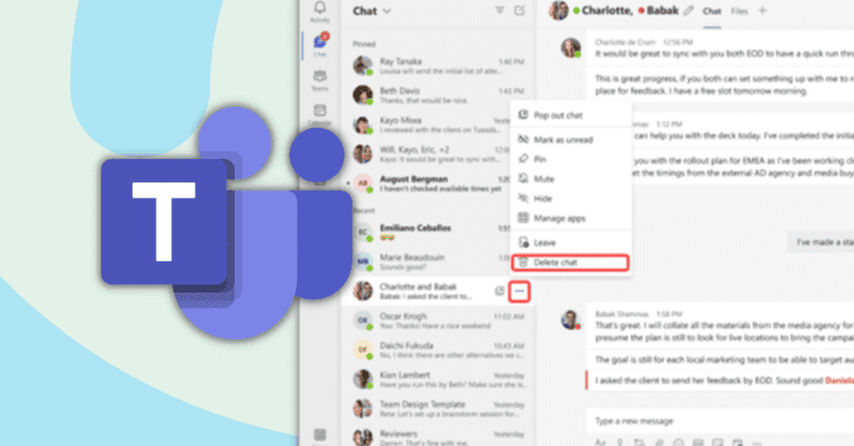 How to Delete Chats in Microsoft Teams | Blog | Quisitive