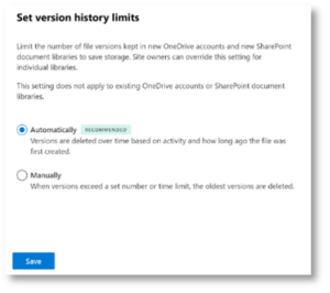 Automatic Version History Saves SharePoint Storage | Case Study