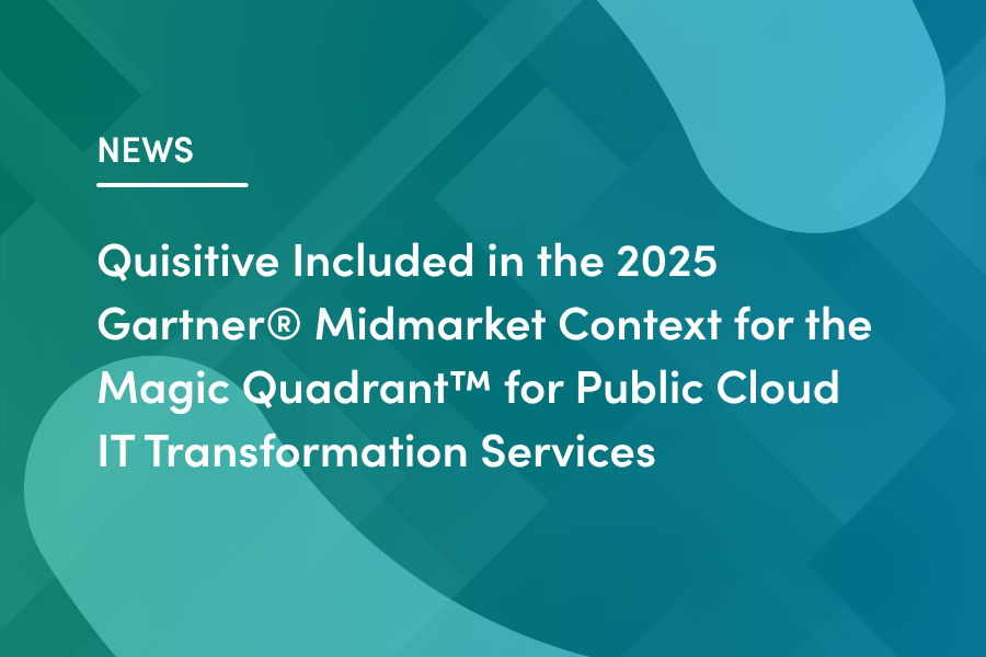 Quisitive included in 2025 Gartner® Magic Quadrant | News